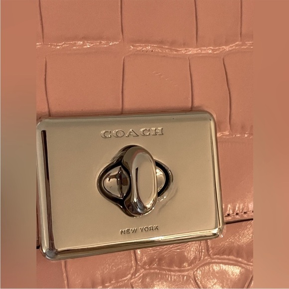 Coach | Bags | Coach Croc Embossed Leather Crossbody Handbag | Poshmark